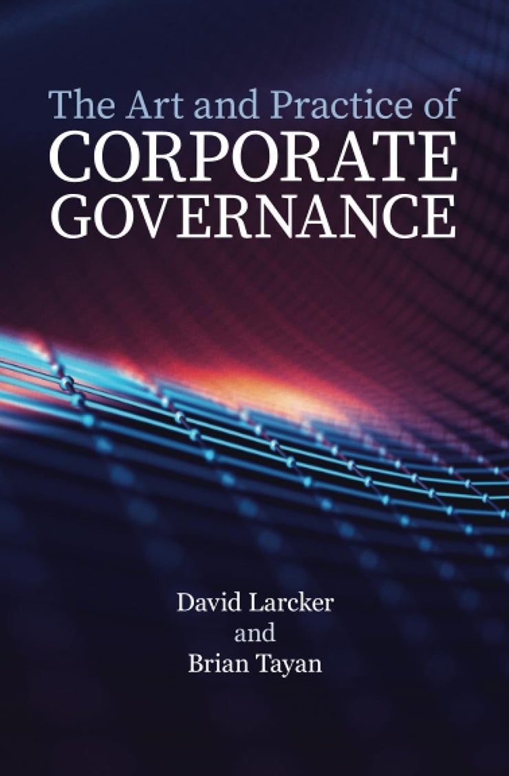 CGRI Books on Corporate Governance | Stanford Graduate School of Business