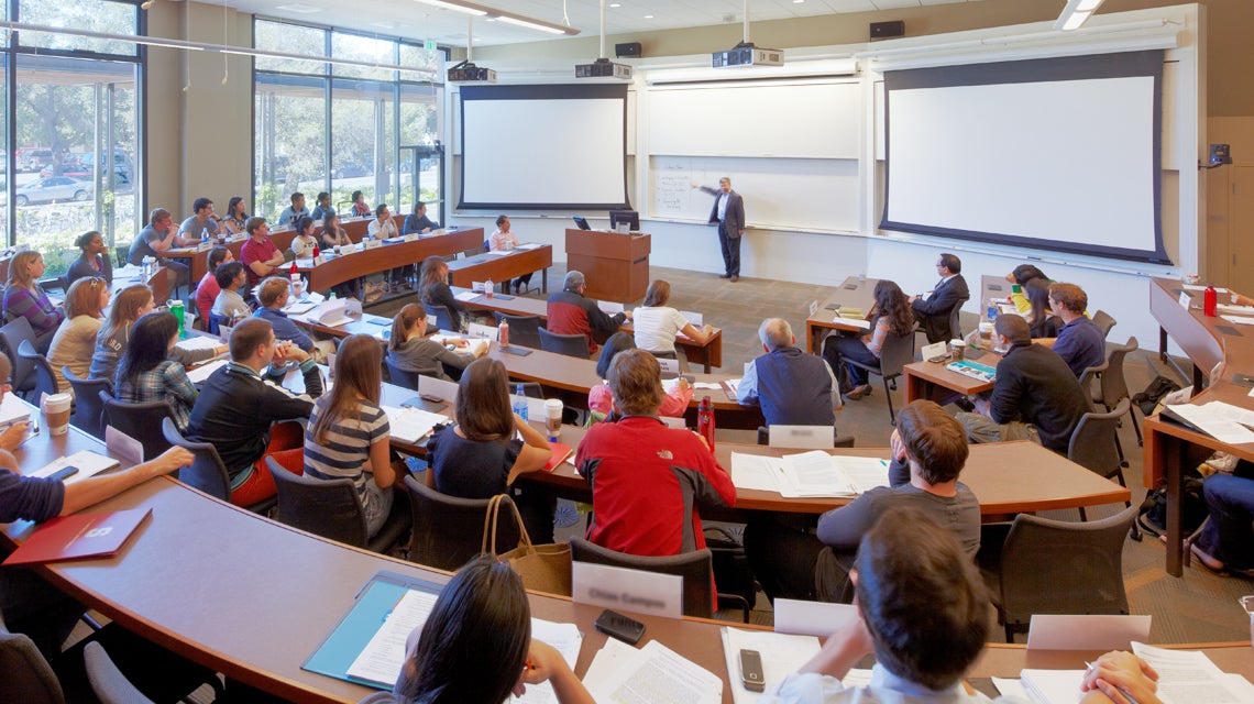 Stanford Business School Classroom